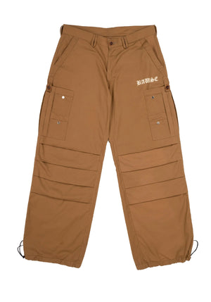 Utility Cargo Pants (Dark Sand) - Unisex, Baggy-fit